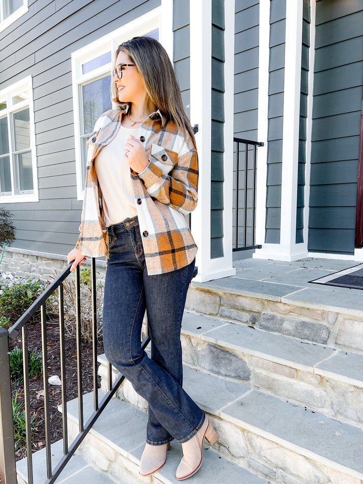 Judy Blue Dark Rinse Wash Beth Dutton Slim Bootcut Jeans – Freckled Poppy