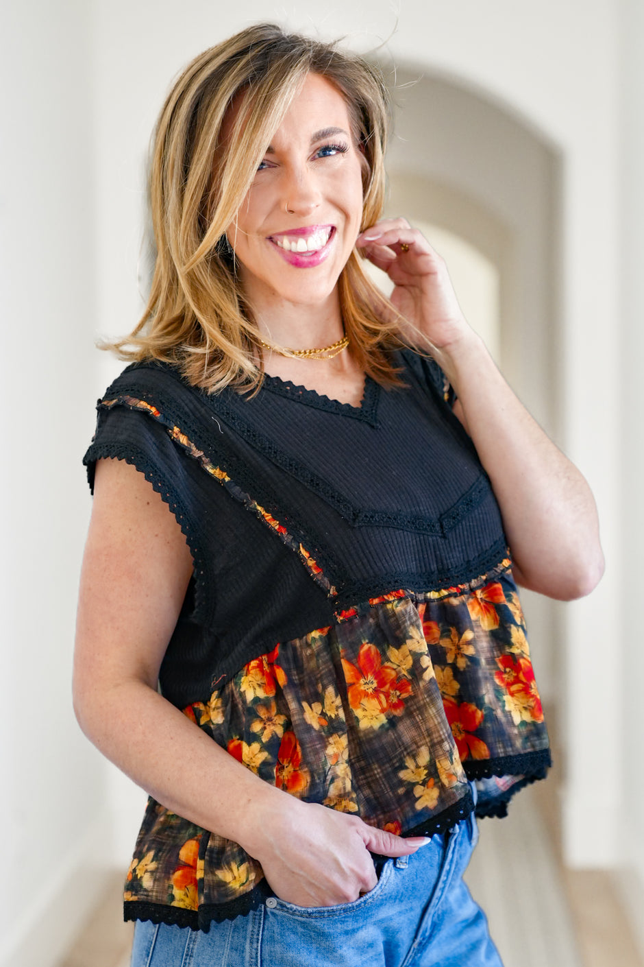 Boyfriend + Relaxed Fit – Freckled Poppy