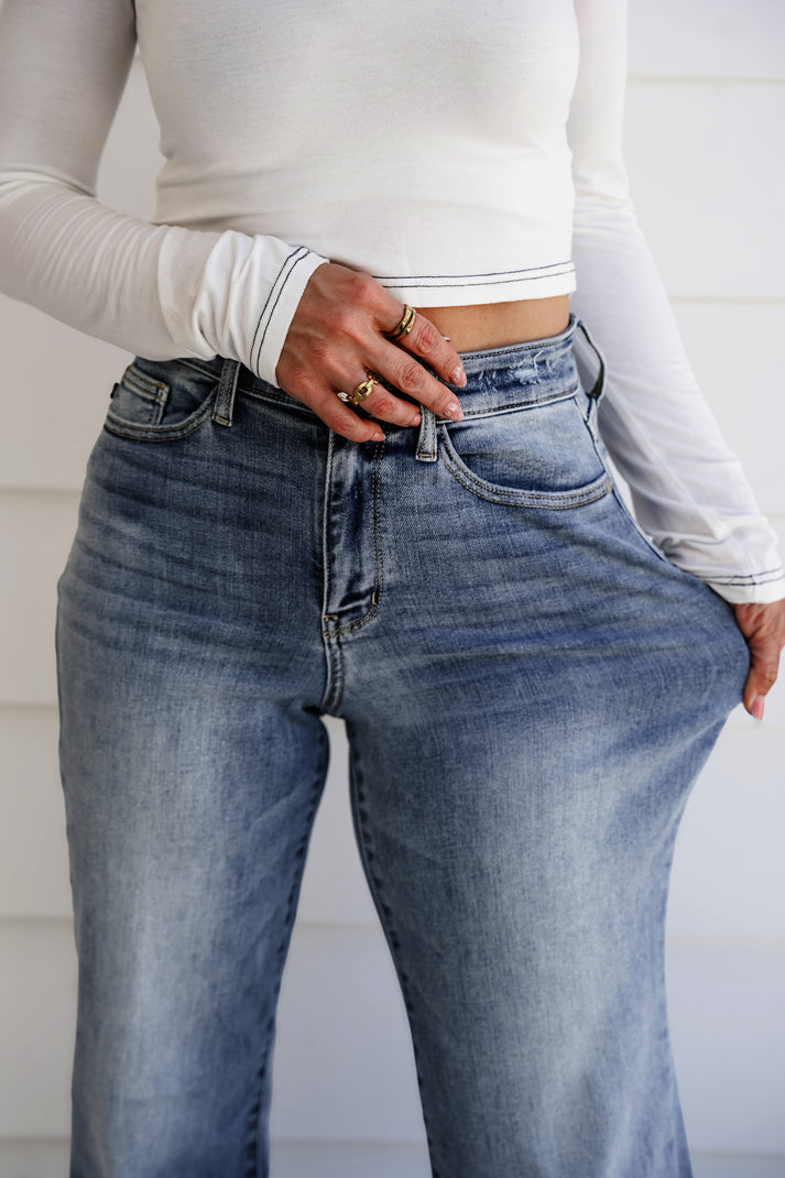 Restock Judy Blue Total Obsession High Rise Straight Leg Jeans ...